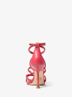 Michael Kors Imani Embellished Sandal In Size By