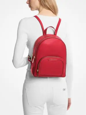 Michael Kors Medium Jaycee Backpack Red Michael Kors Jaycee Medium Backpack In Red - 80% Off  main image 2