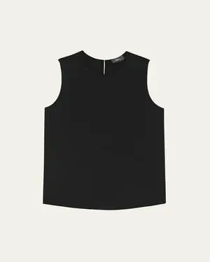 Theory Silk Shell Top - Black