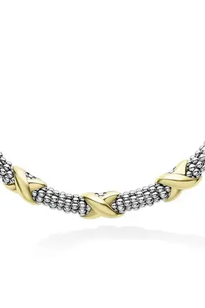 LAGOS LAGOS Embrace Five Station Caviar Necklace