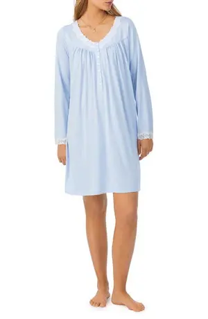 Eileen West Long Sleeve Short Nightgown - Counbl
