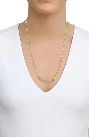 Armenta Sueno Paper Clip Chain Necklace