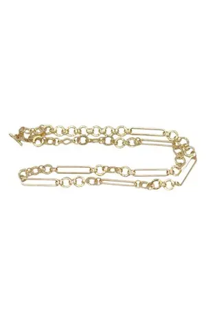 Armenta Sueno Paper Clip Chain Necklace