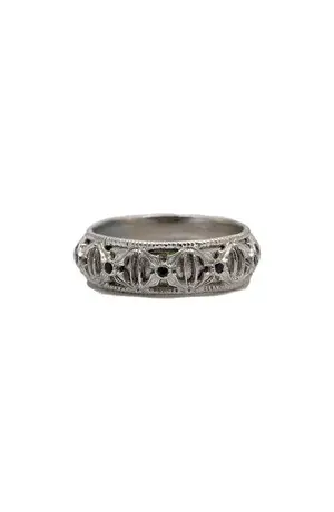 ARMENTA Armenta Romero Black Sapphire Band Ring