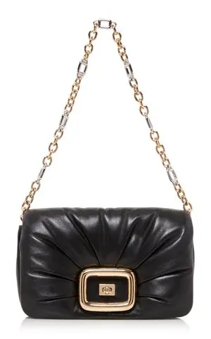 Roger Vivier Gold Tone Shoulder Bags