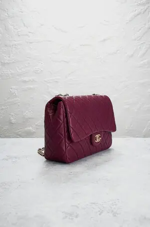 Chanel Lambskin Jumbo Classic Flap Bag
