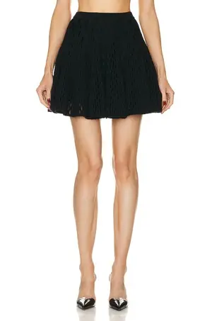 Alaia Black Wash Skirts