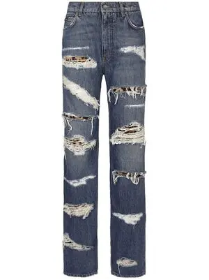 Dolce & Gabbana Straight-leg Jeans - Blue