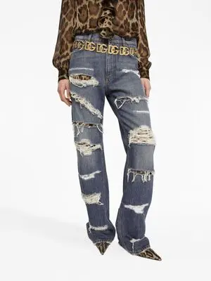 Dolce & Gabbana Straight-leg Jeans - Blue