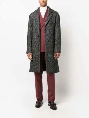 LARDINI Single-breasted Belted Coat