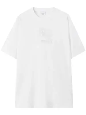 Burberry Ekd Cotton T-shirt - White