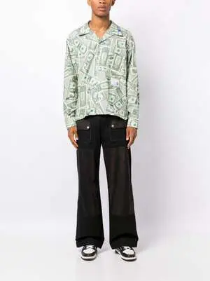 Mihara Yasuhiro Dollar Bill Long-sleeve Shirt
