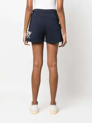 AUTRY Logo-print Cotton Short Shorts