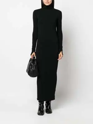 THOM KROM Roll-neck Jersey Maxi Dress