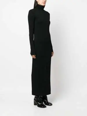 THOM KROM Roll-neck Jersey Maxi Dress