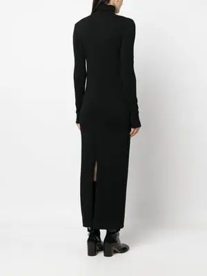 THOM KROM Roll-neck Jersey Maxi Dress