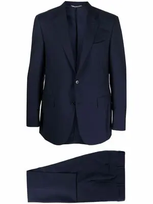 Canali Two Piece Single Breasted Suit - Blue