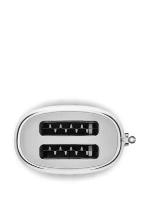 SMEG Logo-plaque Stainless-steel Toaster - Silver