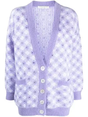 Alessandra Rich Studded Cardigans For Women