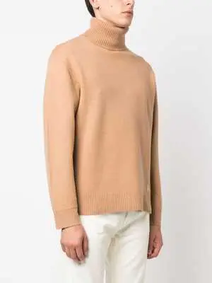 A.p.c. Logo-print Wool Jumper - Brown