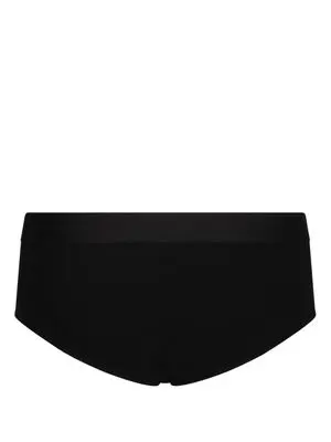 Dolce & Gabbana Logo-waistband Briefs - Black