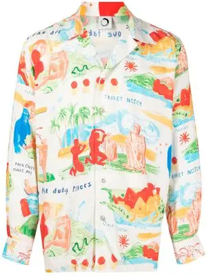 ENDLESS JOY Graphic-print Long-sleeve Shirt