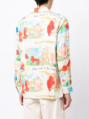 ENDLESS JOY Graphic-print Long-sleeve Shirt