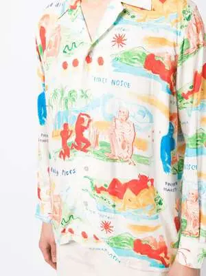 ENDLESS JOY Graphic-print Long-sleeve Shirt
