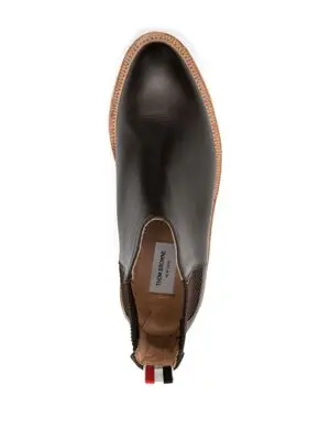 Thom Browne Mid-top Chelsea Ankle Boots - Brown