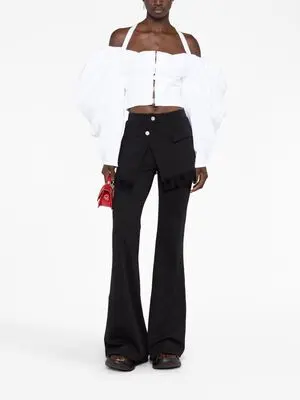 Jacquemus Le Haut Taffetas Blouse - White