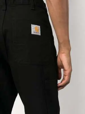Carhartt Work In Progress Single Knee Straight-leg Trousers - Black