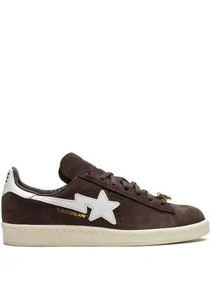 Adidas X Bape Campus 80s Sneakers - Brown