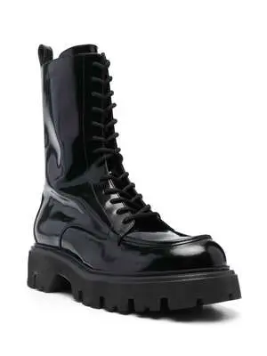 MSGM Lace-up Ankle-high Boots