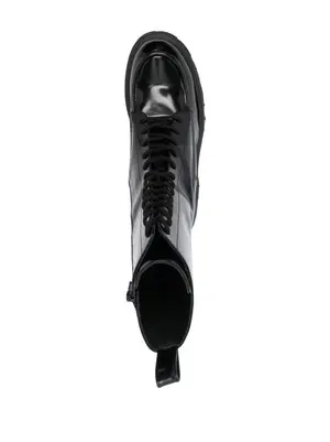 MSGM Lace-up Ankle-high Boots