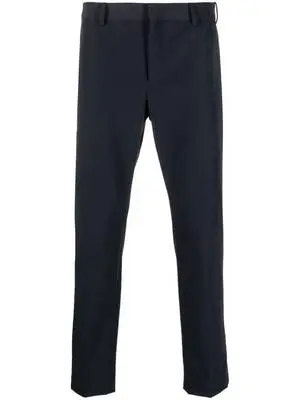 PT TORINO Straight-leg Tailored Trousers - Blue