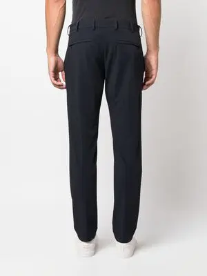 PT TORINO Straight-leg Tailored Trousers - Blue