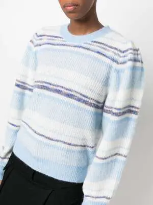 BOSS Stripe-pattern Crew-neck Sweatshirt
