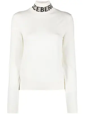 Iceberg Drop Shoulder Sweaters For Women