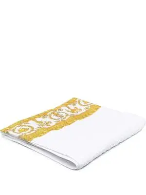 Versace I ♡ Baroque Bath Towel - White