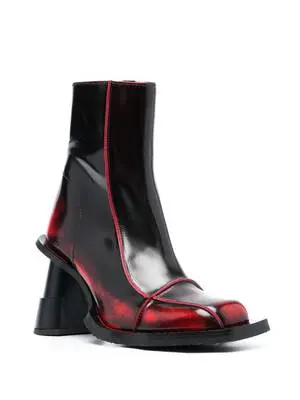 Henrik Vibskov Elle Driver Leather Boots - Red