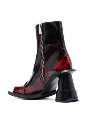 Henrik Vibskov Elle Driver Leather Boots - Red