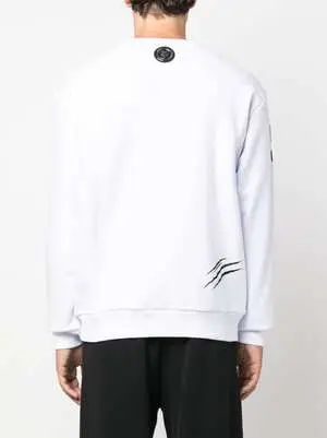 PLEIN SPORT Logo-print Cotton Sweatshirt