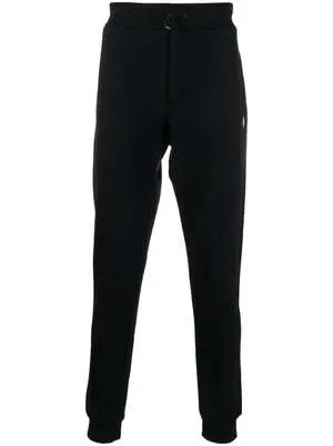 PLEIN SPORT Logo-patch Cotton Track Pants - Black