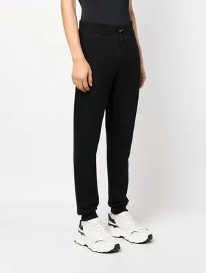 PLEIN SPORT Logo-patch Cotton Track Pants - Black