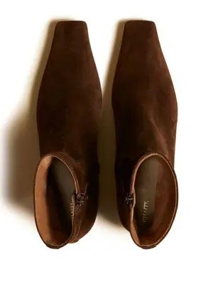 Khaite The Marfa Ankle Boots - Brown