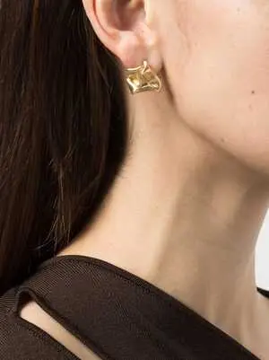 Completedworks Folded, Then Crumpled Earrings