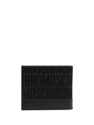 Moschino Jacquard-logo Bi-fold Wallet