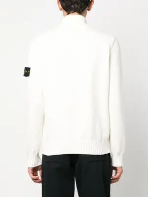 Stone Island Compass-motif Roll-neck Jumper