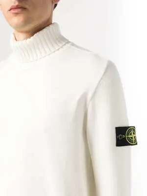 Stone Island Compass-motif Roll-neck Jumper