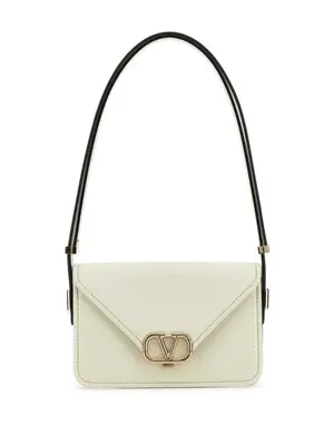 Valentino Garavani Small Letter Shoulder Bag - White
